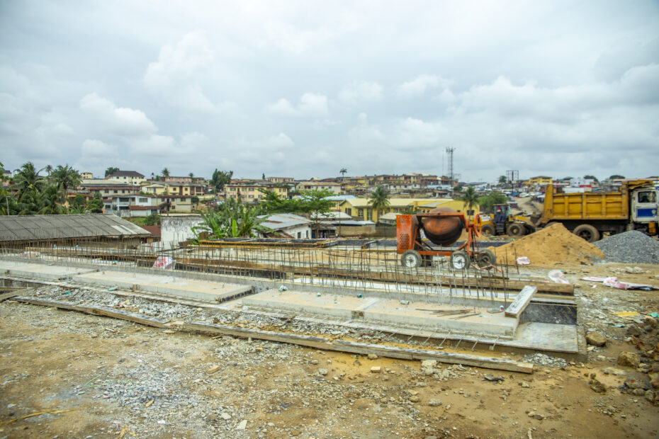 Ongoing Construction at Challenge Bus Terminal, Ibadan | Oyo State ...