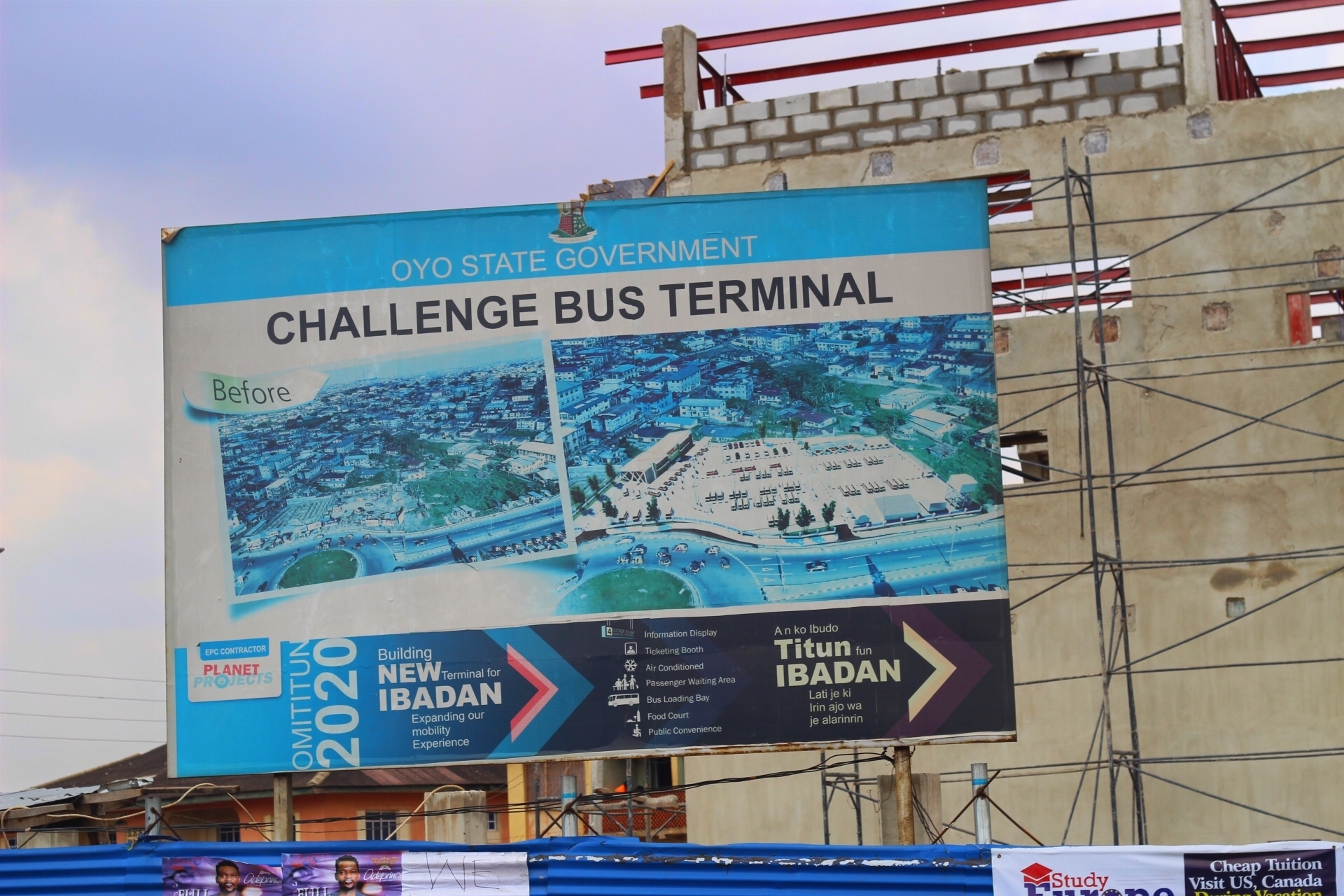 Ongoing Project: Construction of the Challenge Bus Terminal, Ibadan ...