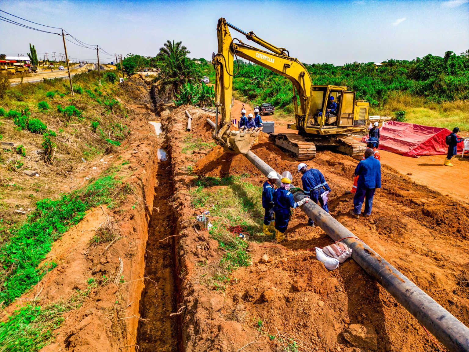 The Construction of Shell Gas Pipeline - New Update | Oyo State Feedback Service