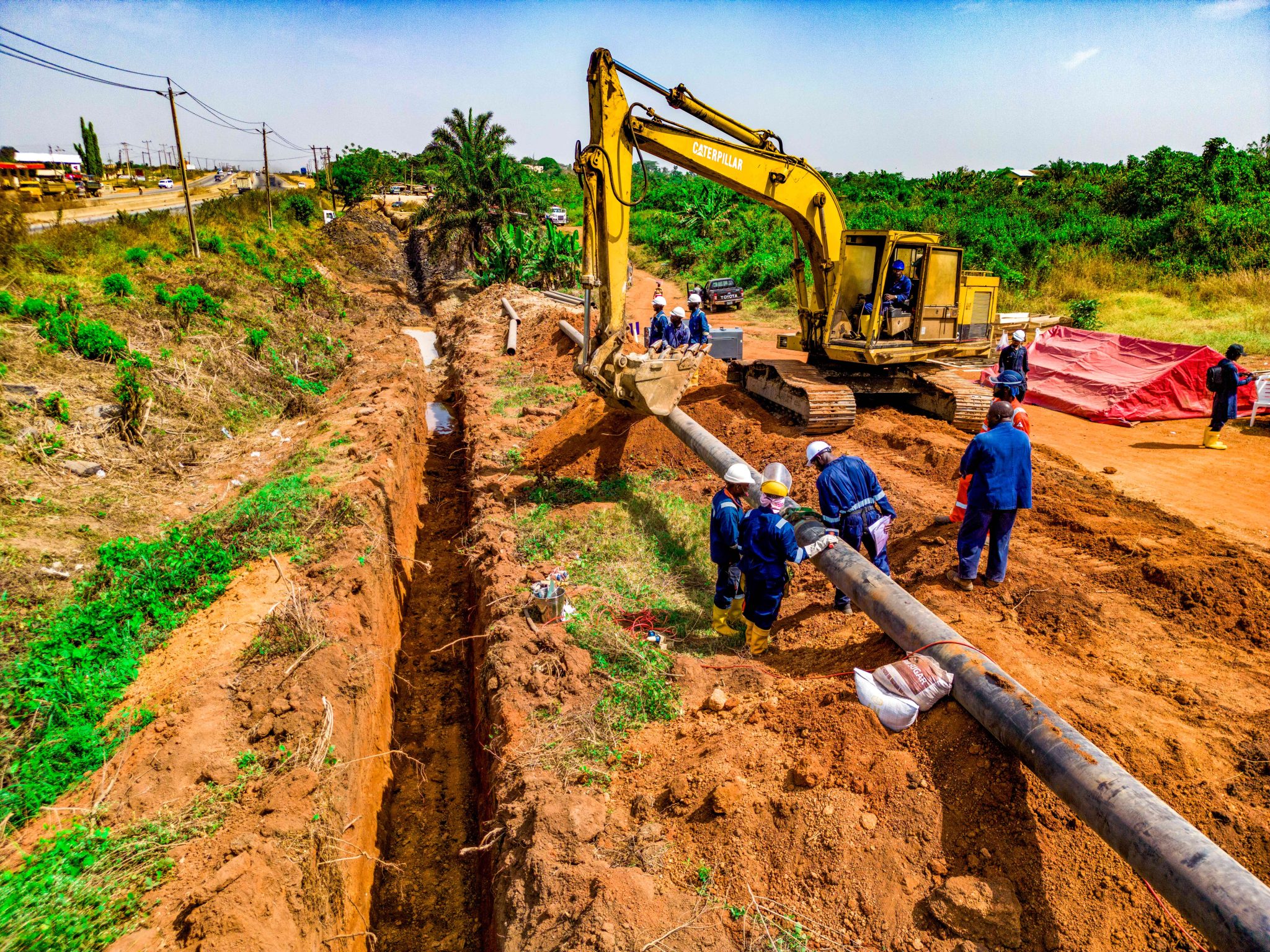 The Construction of Shell Gas Pipeline - New Update | Oyo State ...